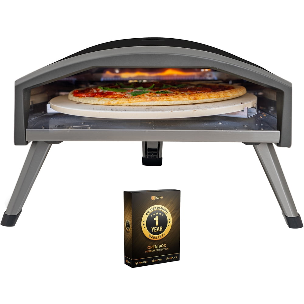 Open Box Deco Chef Outdoor Gas Pizza Oven, Portable Design, Black + 1 ...