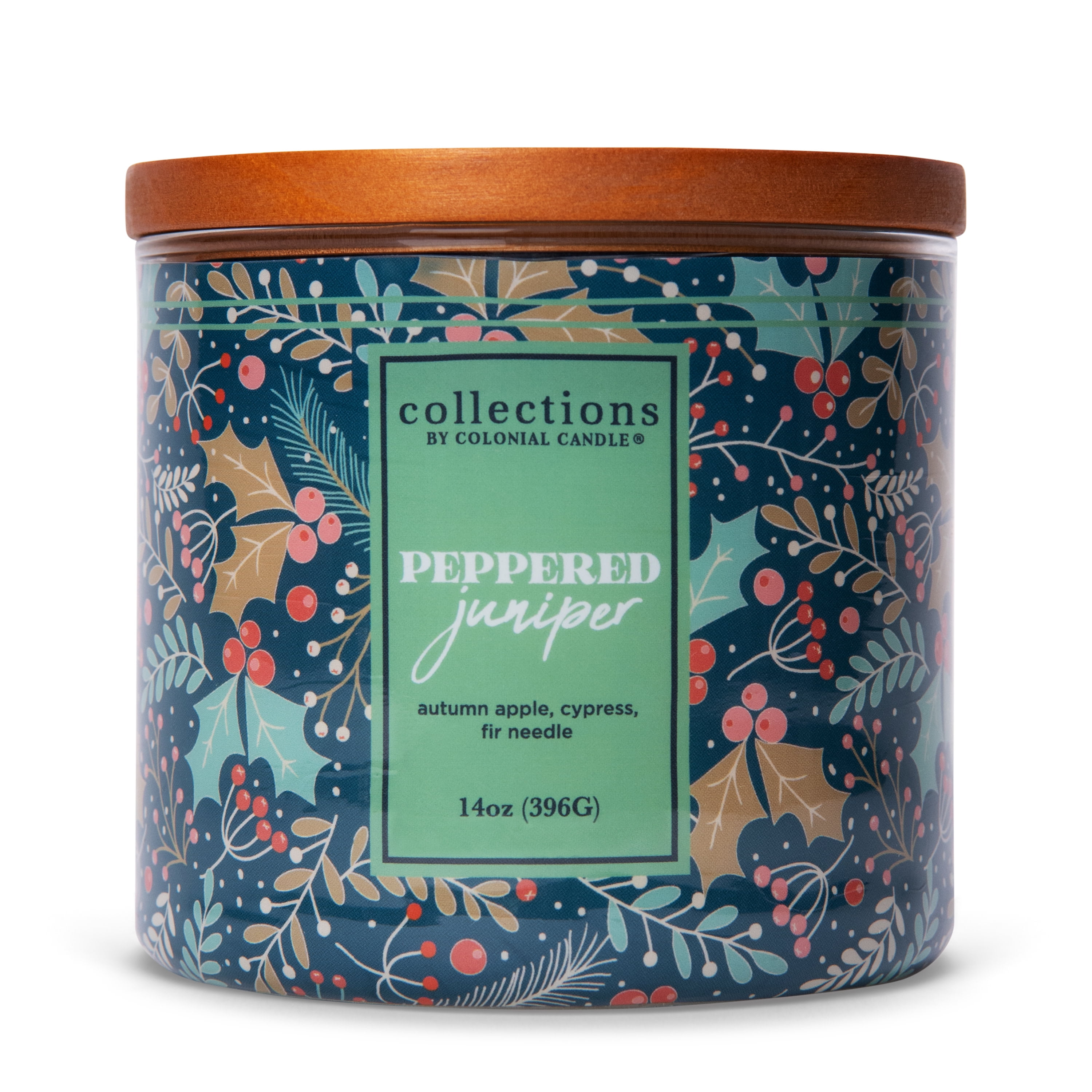 Deco Collection by Colonial Candle, Peppered Juniper Scented Jar Candle ...