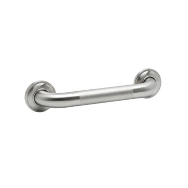 Deco End Cap Peened 304ST 12 in. Brushed Nickel Grab Bar - Walmart.com