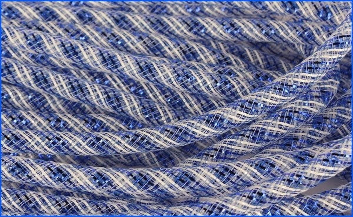 â€¢Deco Flex Tubing White w/Royal Stripe - 30 yds Use This tubing just ...