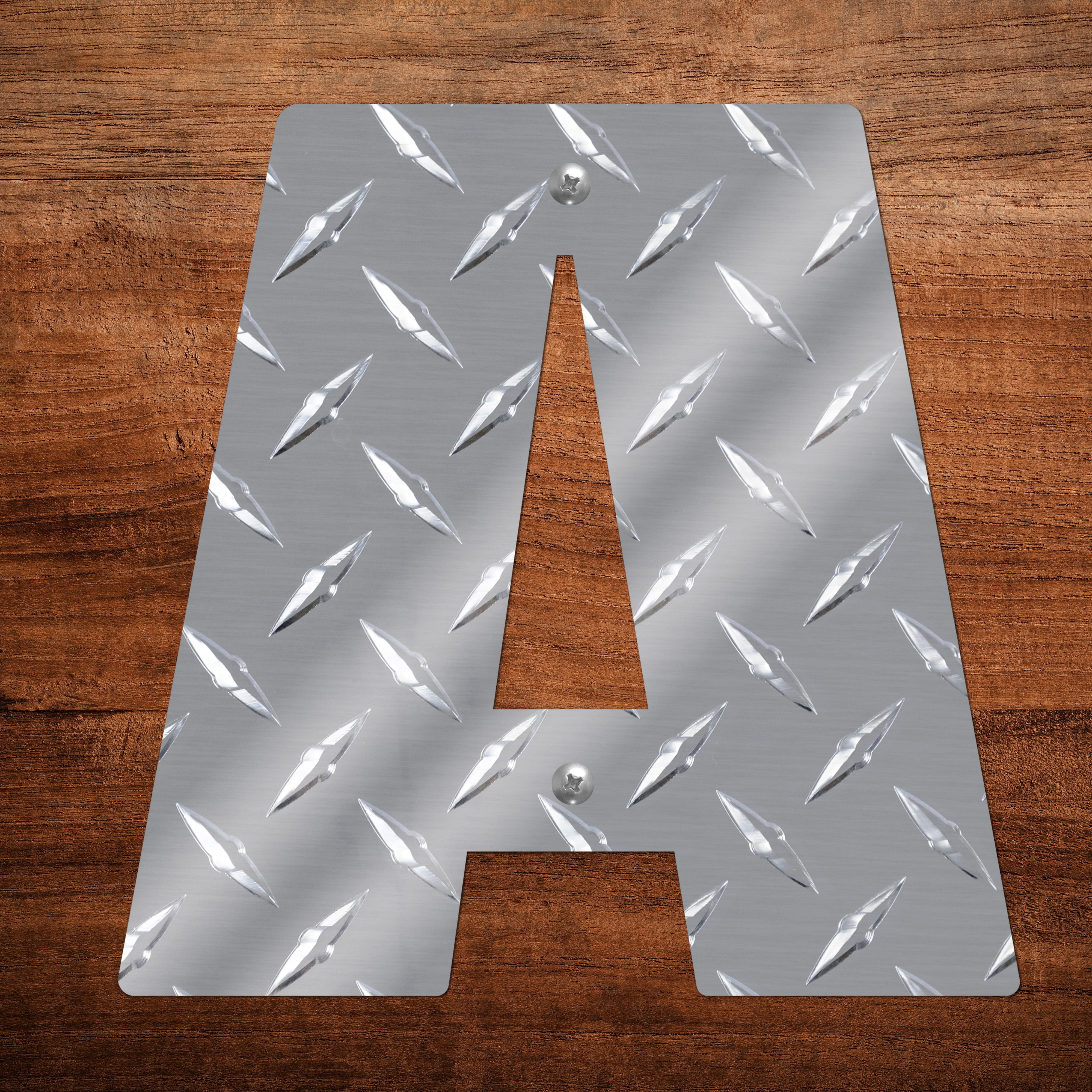 Deco Gables Designs Letter A Hanging Metal Wall Decor Durable Polished ...