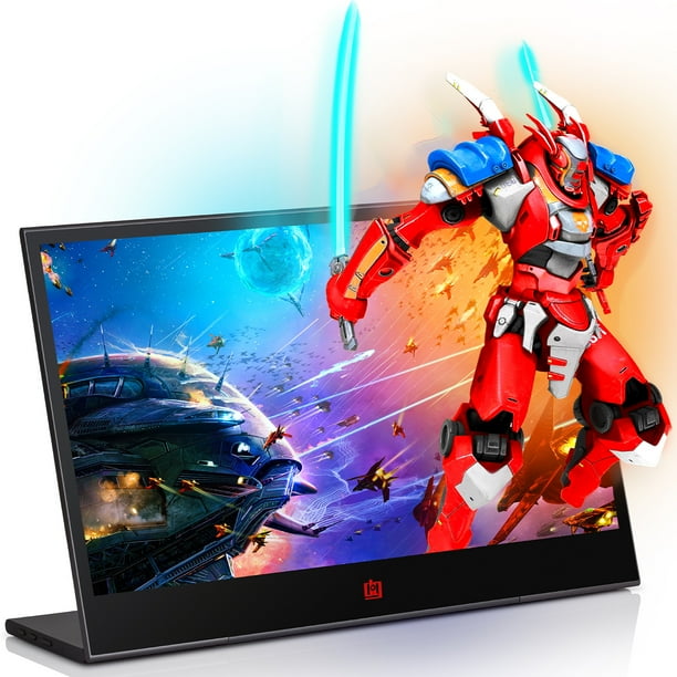 Deco Gear 15.6” Portable Monitor 1920x1080 IPS HD Panel, 60Hz, Built-In ...