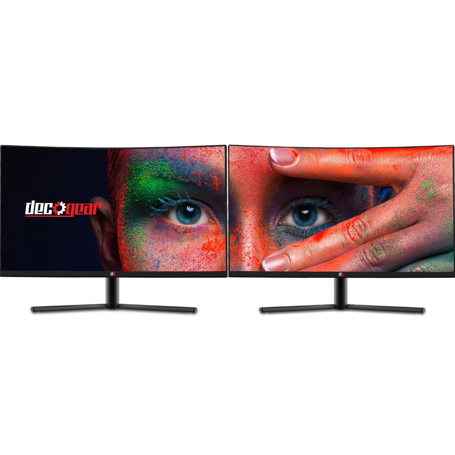 Deco Gear 27-Inch 2560x1440 HDR 400 Color Accurate Curved Gaming ...