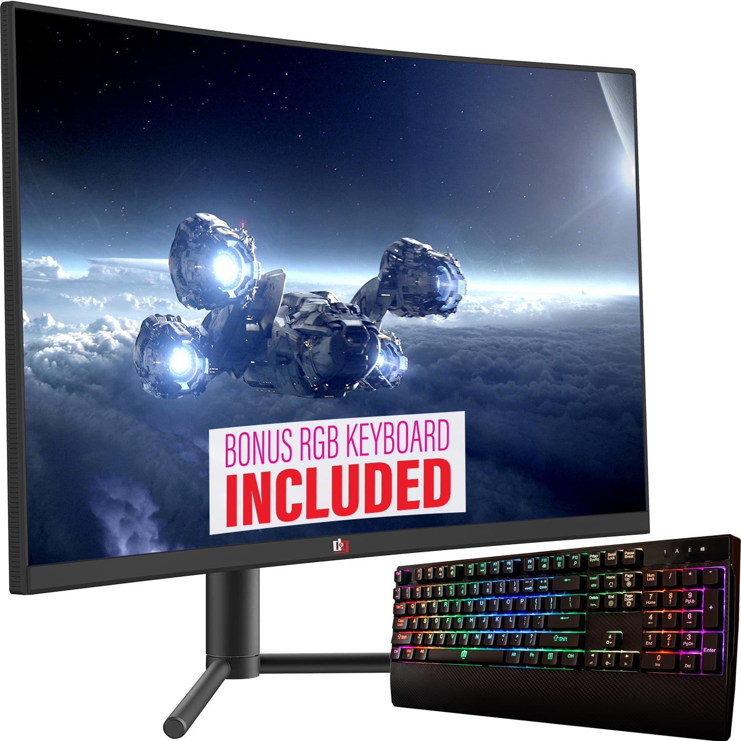 Deco Gear 29-Inch 2560x1080 100Hz Curved Monitor, 4ms, 99% sRGB, 3000:1 ...