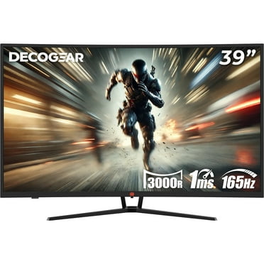 Deco Gear 49" Curved Ultrawide Gaming Monitor, DQHD 5120x1440, 32:9 ...