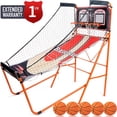 Deco Gear BB01 Arcade Basketball Game, Indoor 1-4 Player, LED ...