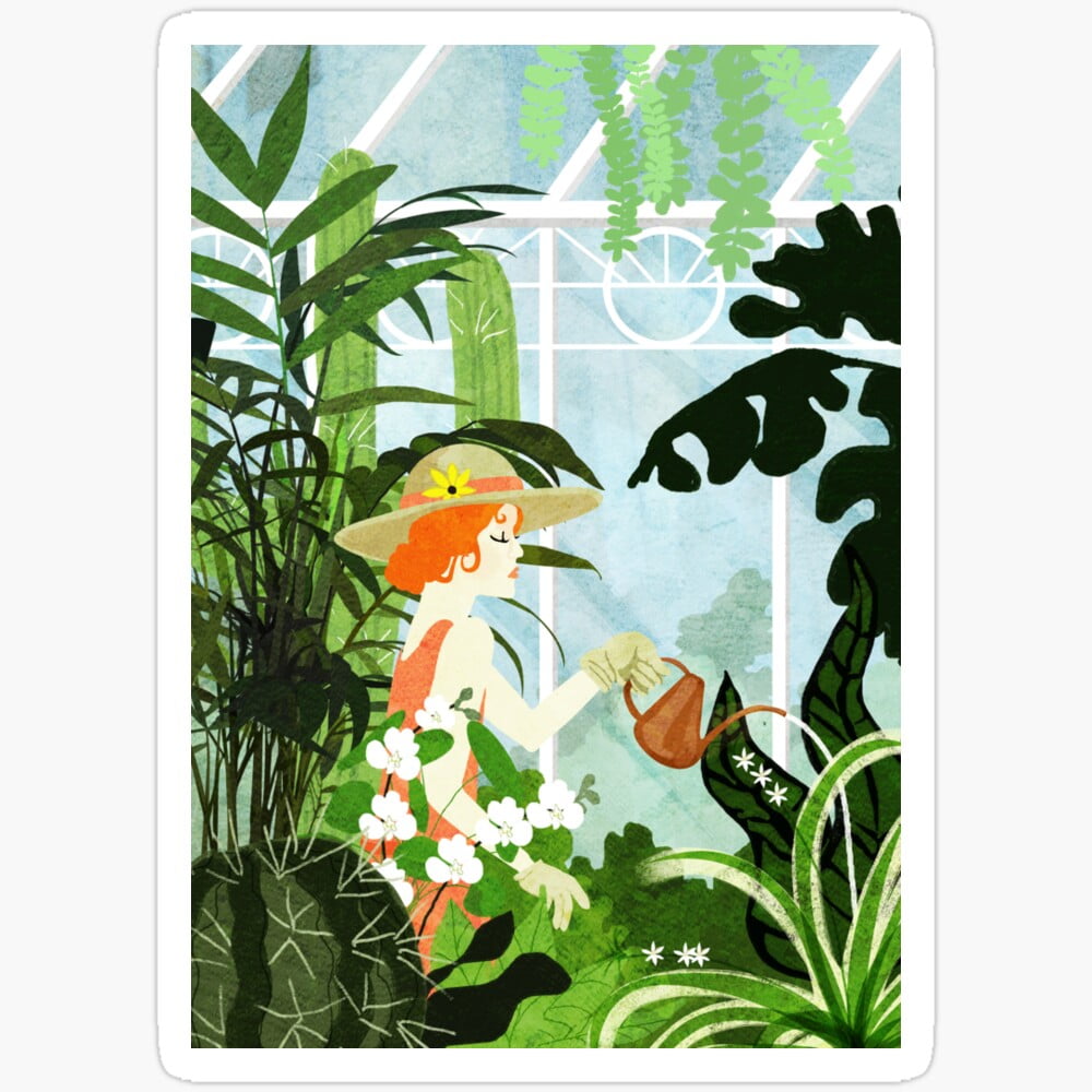 Deco Greenhouse Sticker Phone Decal Water Bottle Stickers Car Decals ...