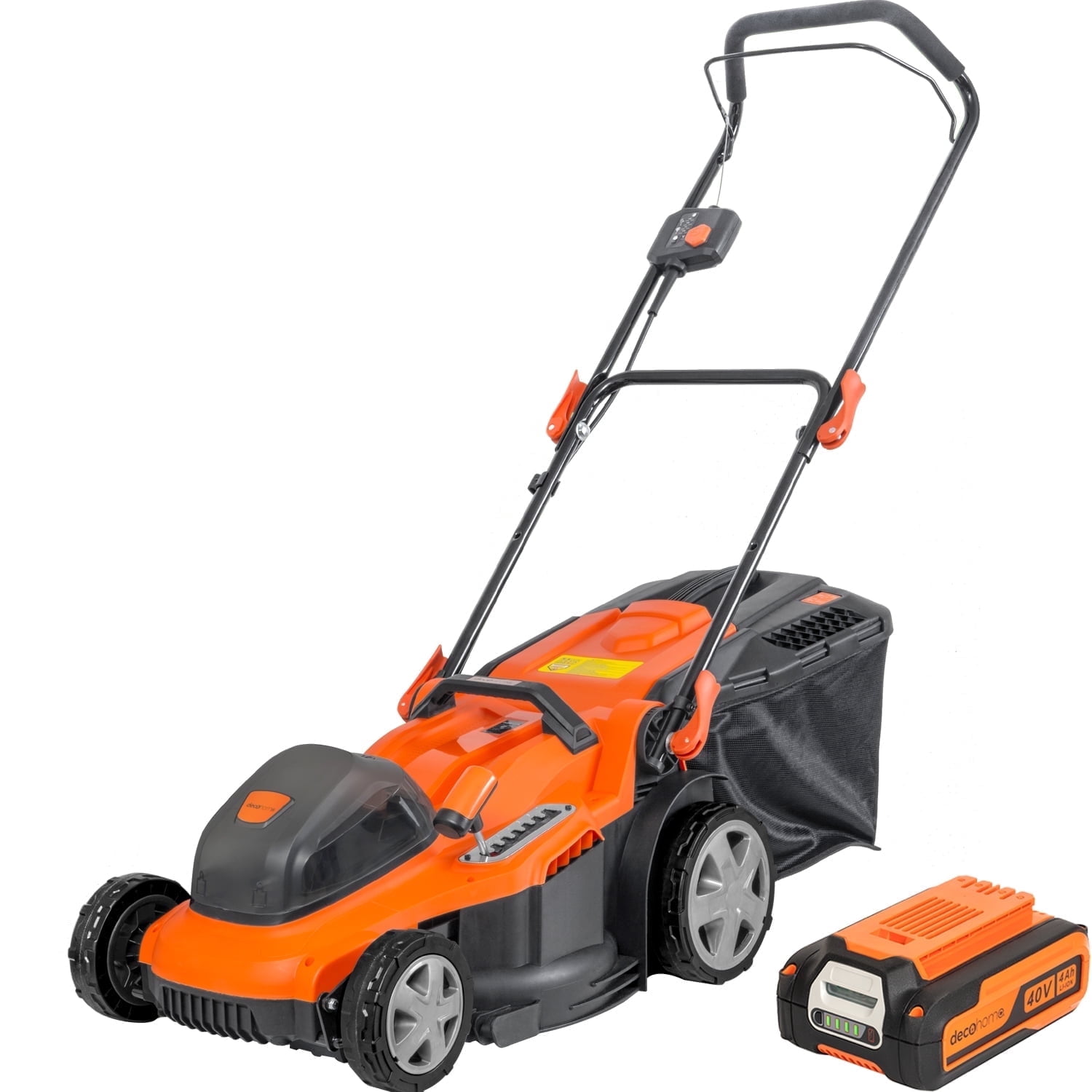 Deco Home 16" 40V 4.0 Ah Battery and Charger Included Cordless Lawn ...