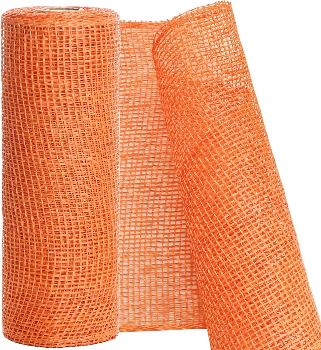 Deco Mesh 10 Inch x 15 Feet Decor Mesh Ribbon Imitation Burlap Deco ...