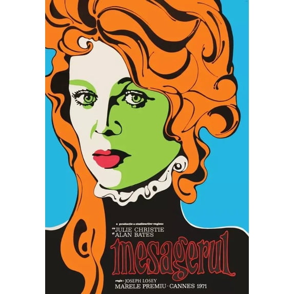 Deco POSTER.Home room wall Art.Interior Design.Cannes movie Mesagerul ...
