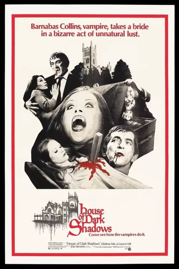 Deco POSTER.Home room wall Art.Interior Design.House of Dark Shadows ...