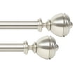 Deco Window 2 Pcs 36 to 66 inches Extendable Curtain Rod For Windows ...