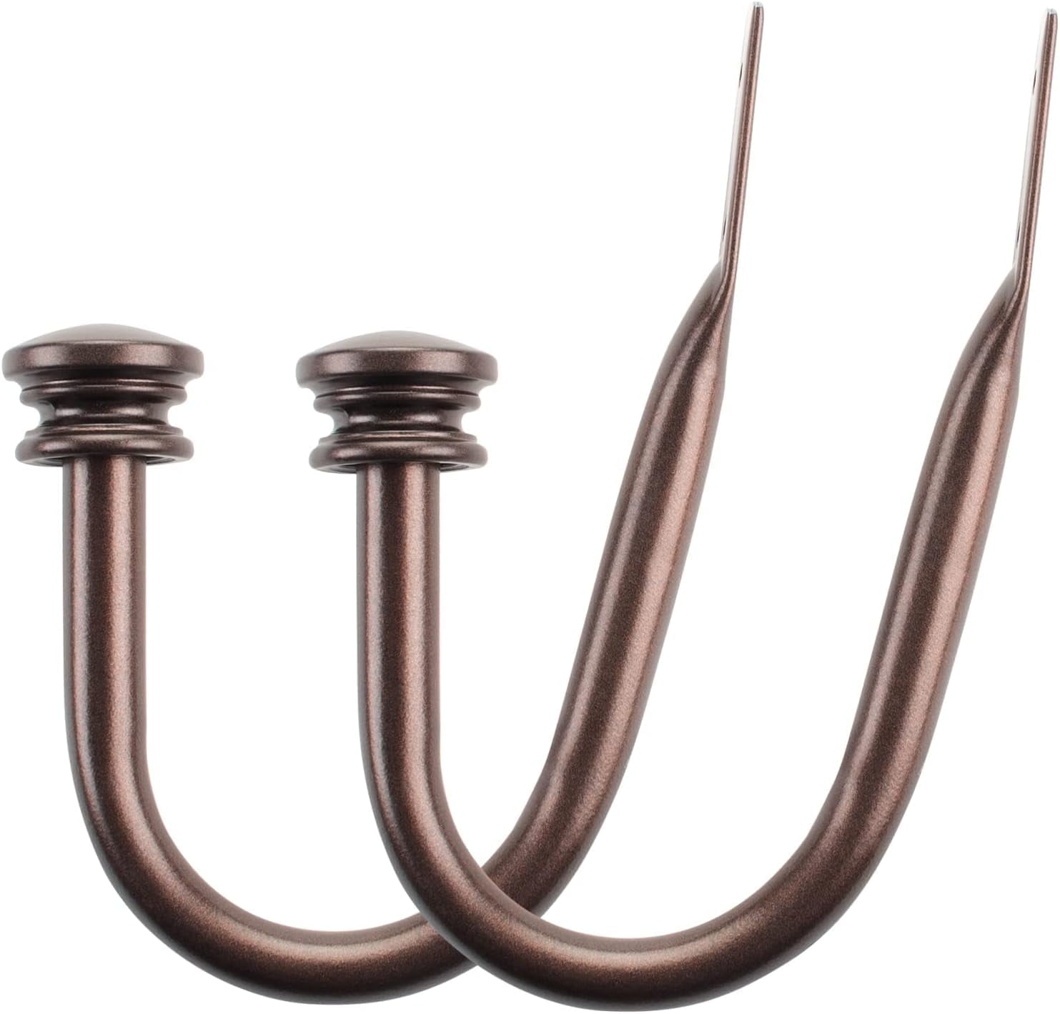 Deco Window 2 Pcs Curtain Holdback for Curtains Wall Mounted Metal ...