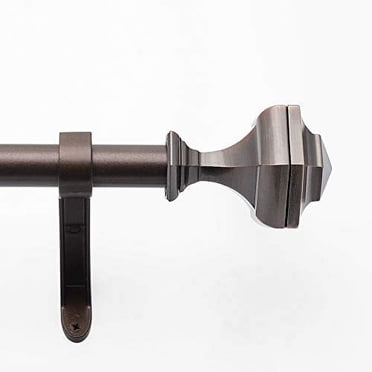 Deco Window 36 to 66 inches Adjustable Curtain Rod for Windows with ...