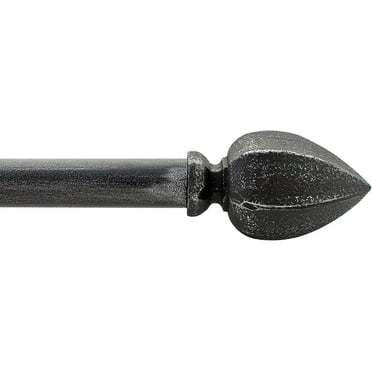 Deco Window 2 Pcs 52 to 144 inches Extendable Curtain Rod for Windows ...