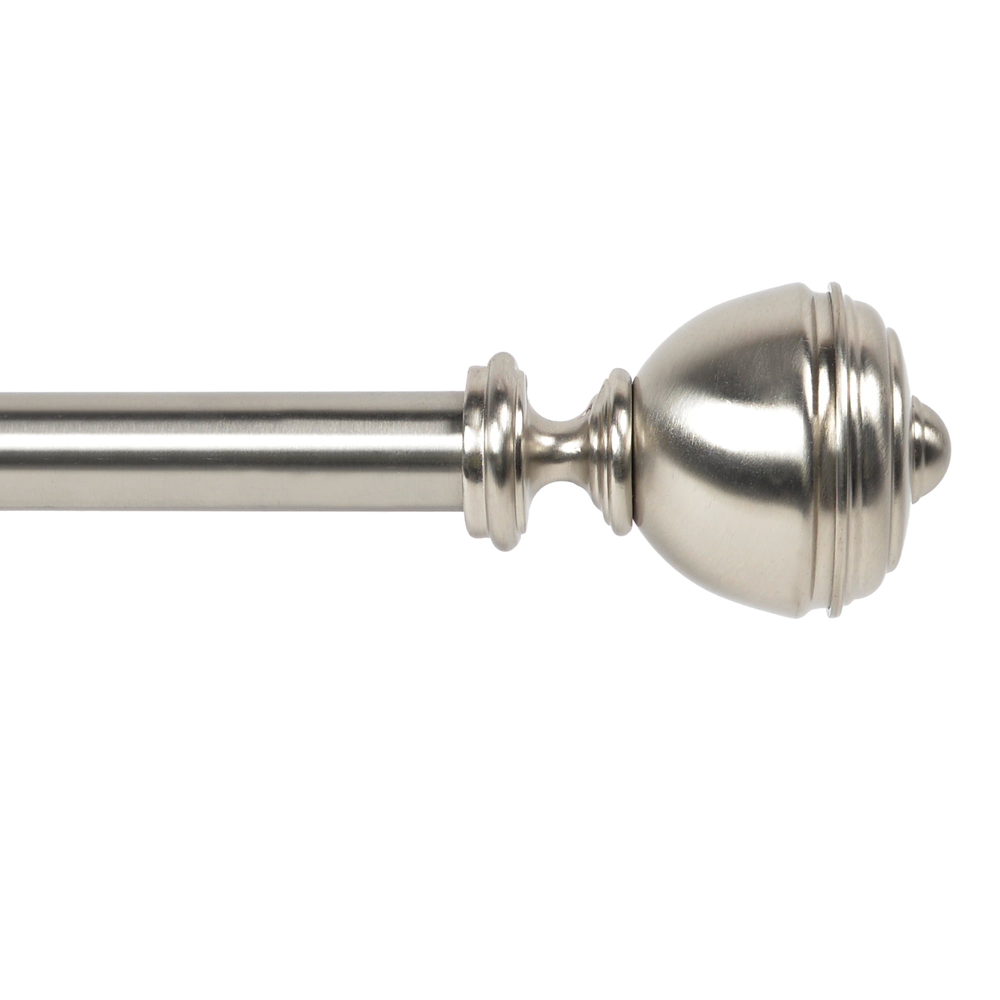 Deco Window 72 to 144 Inches Adjustable Curtain Rod for Windows with ...