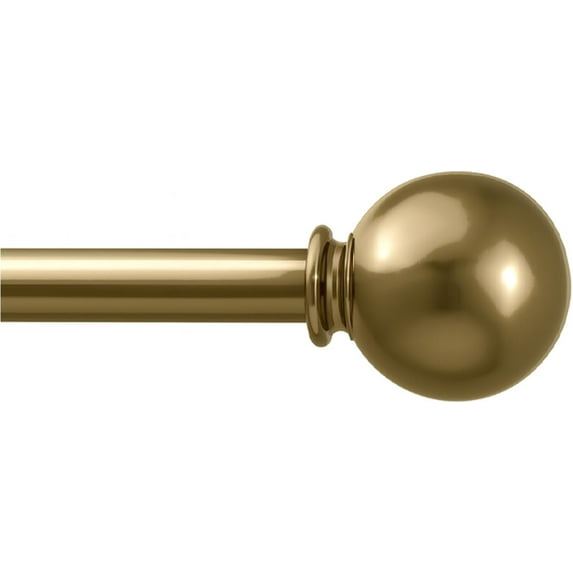 Deco Window Adjustable Curtain Rod for Windows 44 to 120 Inch (Pack of ...