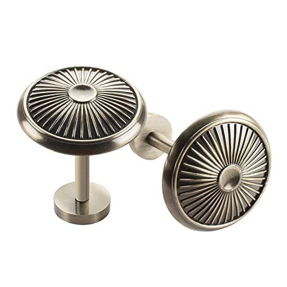 Deco Window Curtain Holdback Tieback Spin Medallion (Set of 2) Roman ...