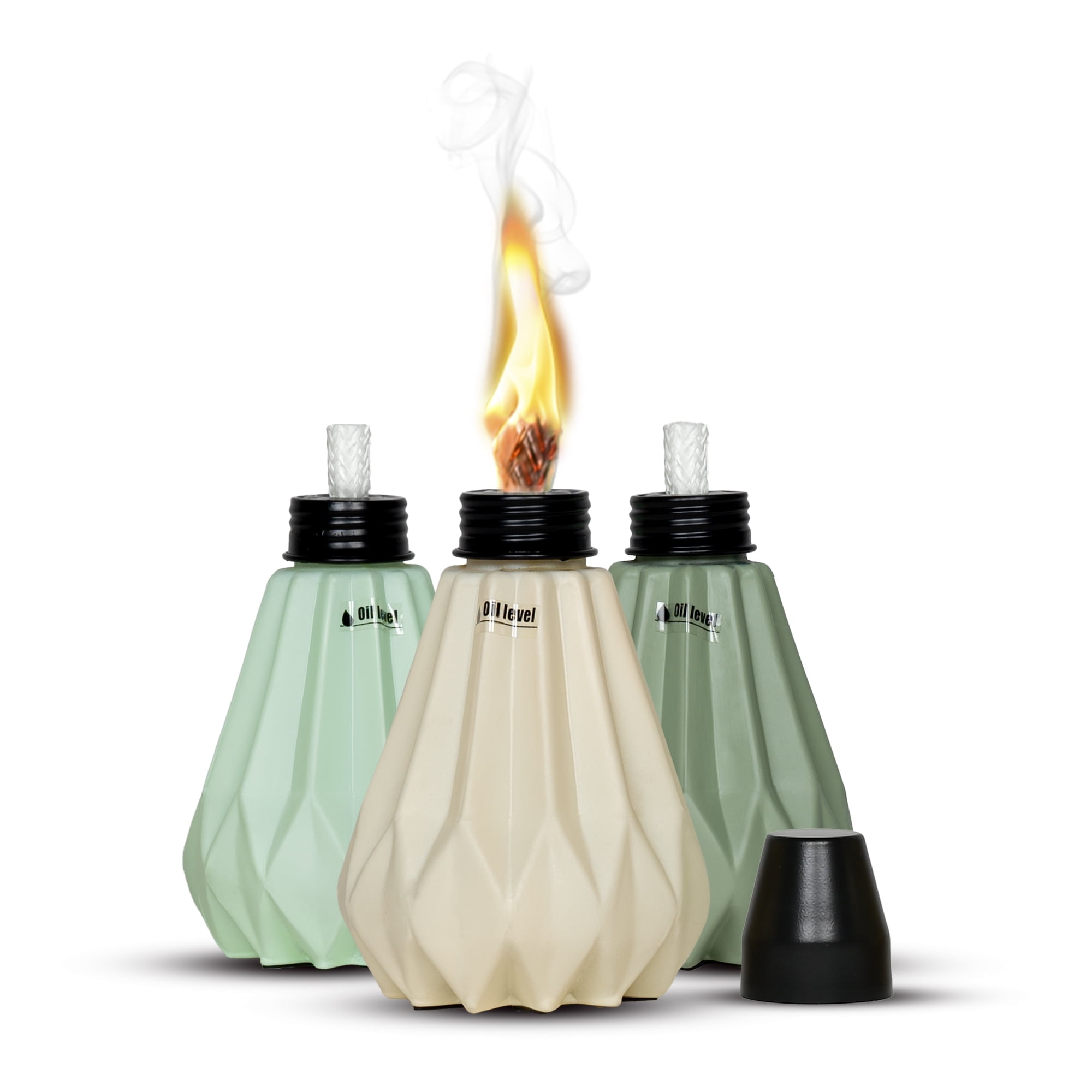Deco Window Pack of 3 Assorted Citronella Oil Table top Torch for ...