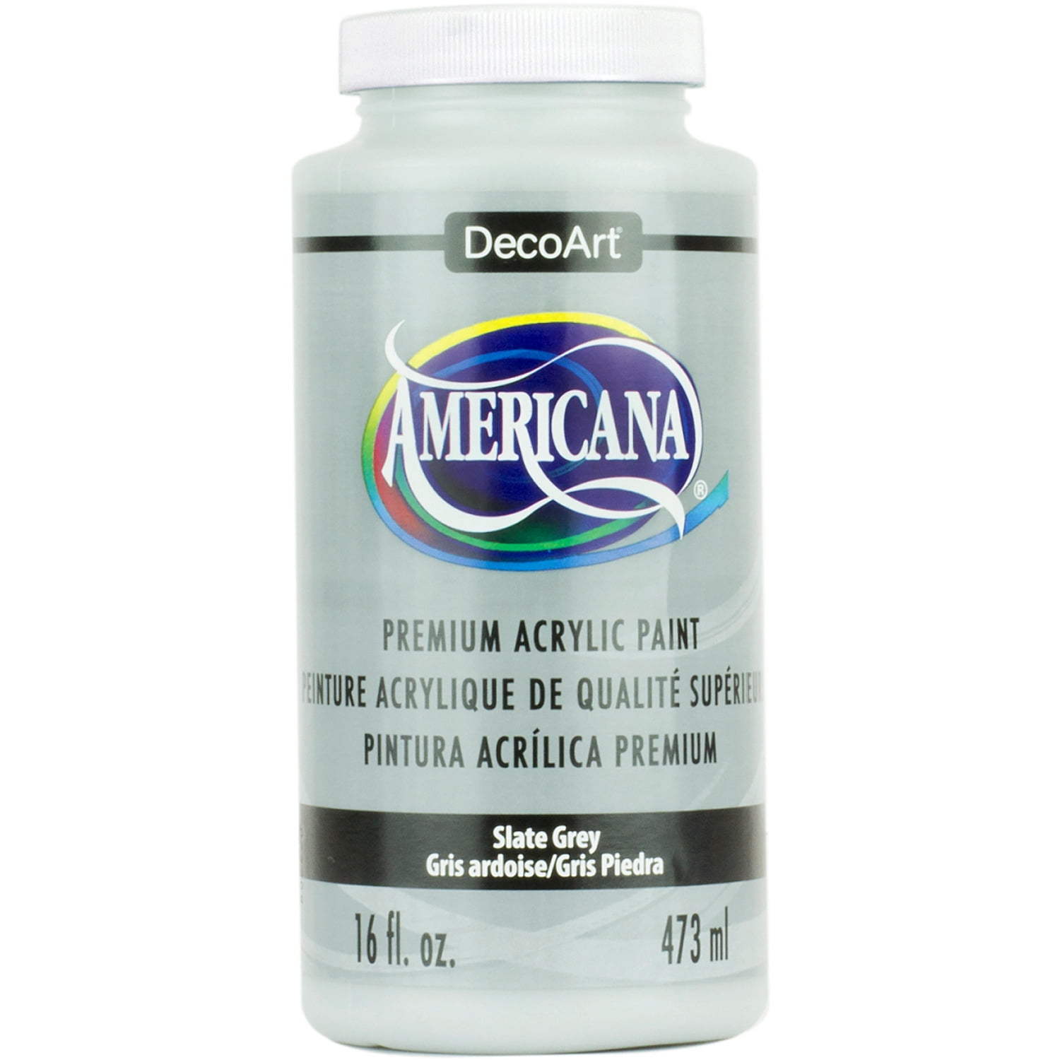 DecoArt Americana Acrylics Grey Color Family - 2oz Art & Craft Paints ...