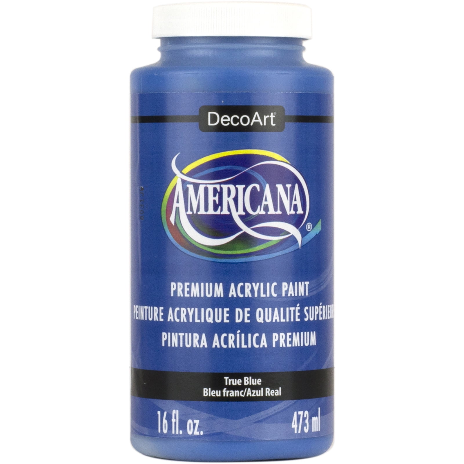DecoArt Americana Acrylic Color, 16 oz., True Blue - Walmart.com