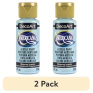 DecoArt Dazzling Metallics Acrylic Color, 2 oz., Crystal Green ...