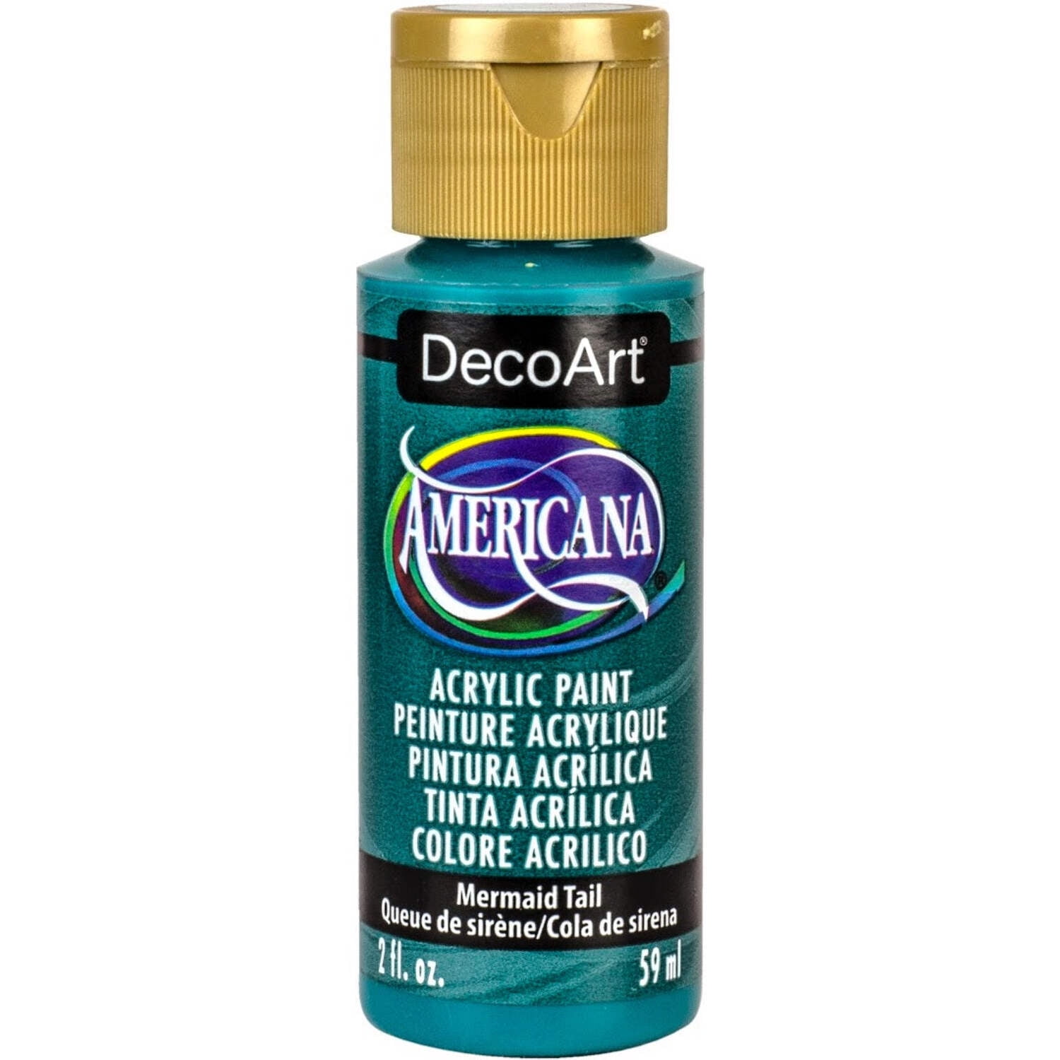 DecoArt Americana Acrylic Paint, 2 oz, Blue Color Family, Matte Finish ...