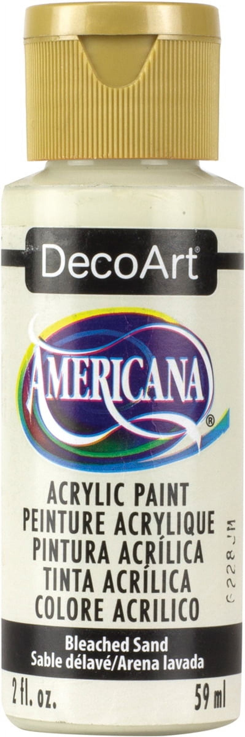 DecoArt Americana Acrylic Paint 2oz-Bleached Sand - Opaque - Walmart.com