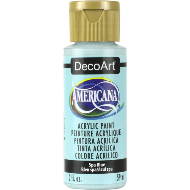 DecoArt Americana Acrylic Paints (Spa Blue) (5 Units Included ...