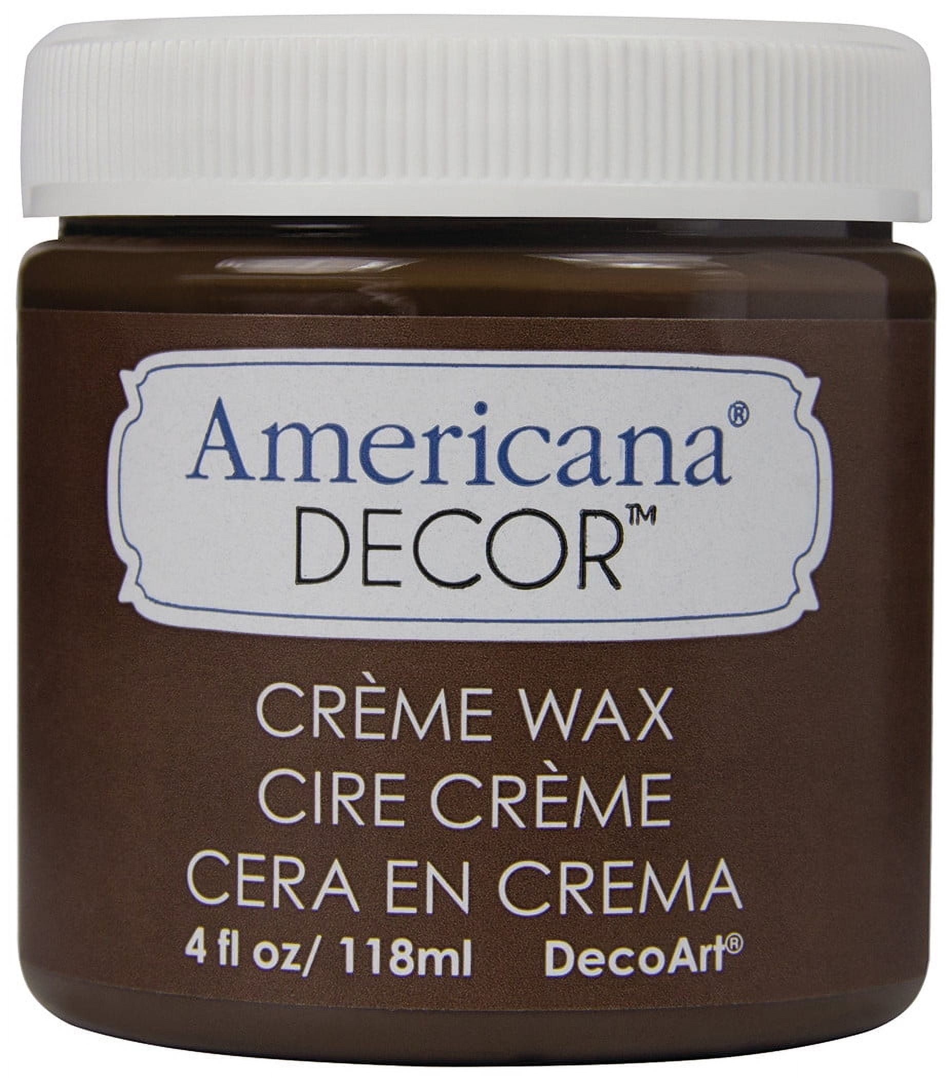 DecoArt Americana Decor Creme Wax, 4 oz., Deep Brown - Walmart.com