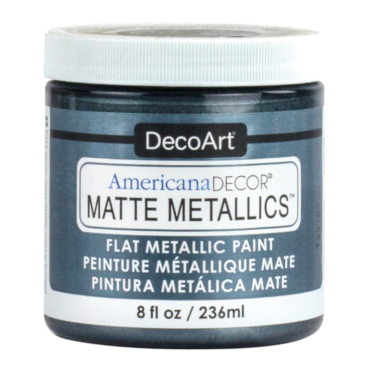 DecoArt Americana Decor Matte Metallic Paint, Pewter - Walmart.com