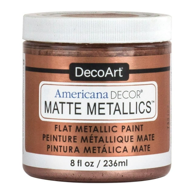 DecoArt Americana Decor Matte Metallic Paint, Rose Gold - Walmart.com