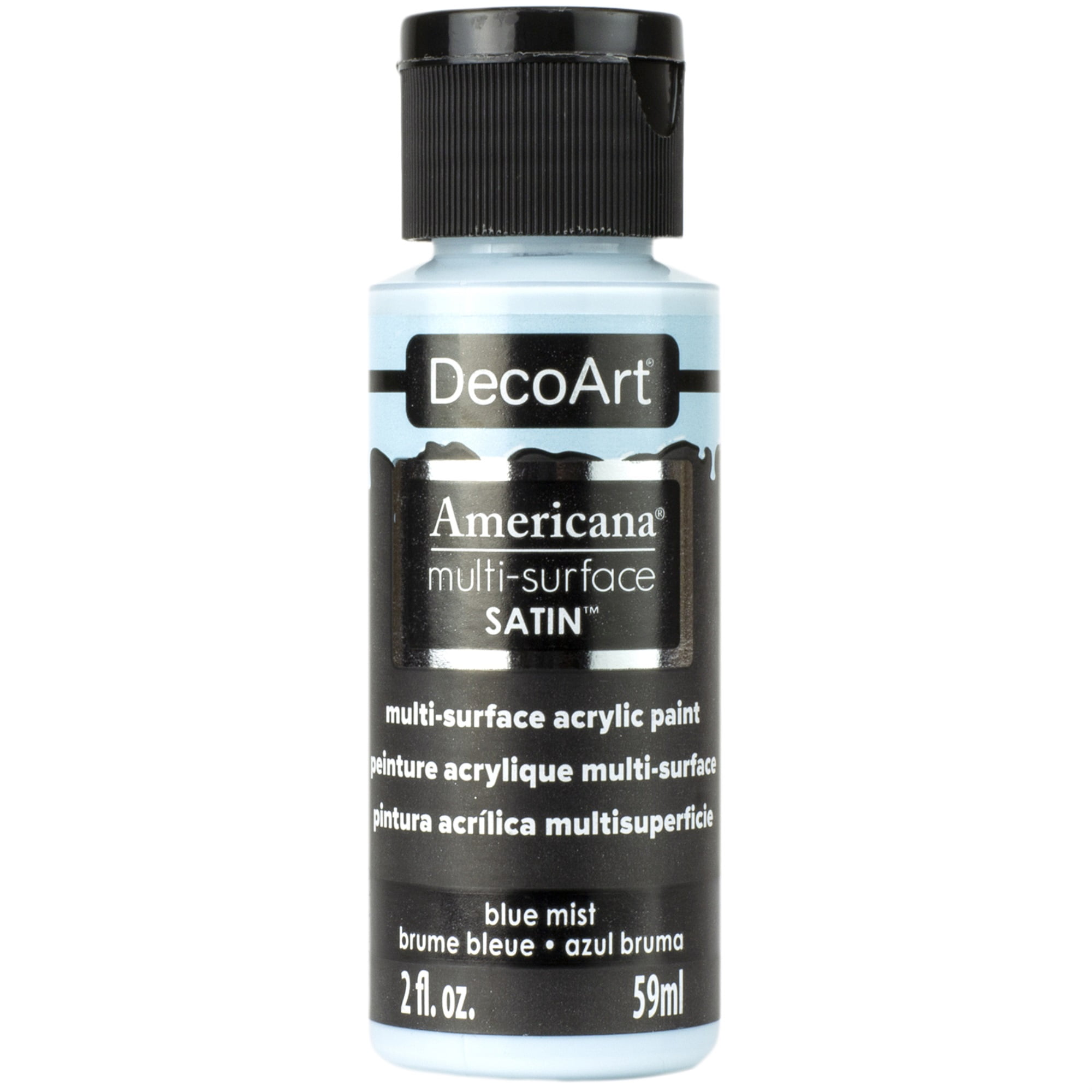 DecoArt Americana Multi-Surface Acrylic Color, 2 oz., Blue Mist ...