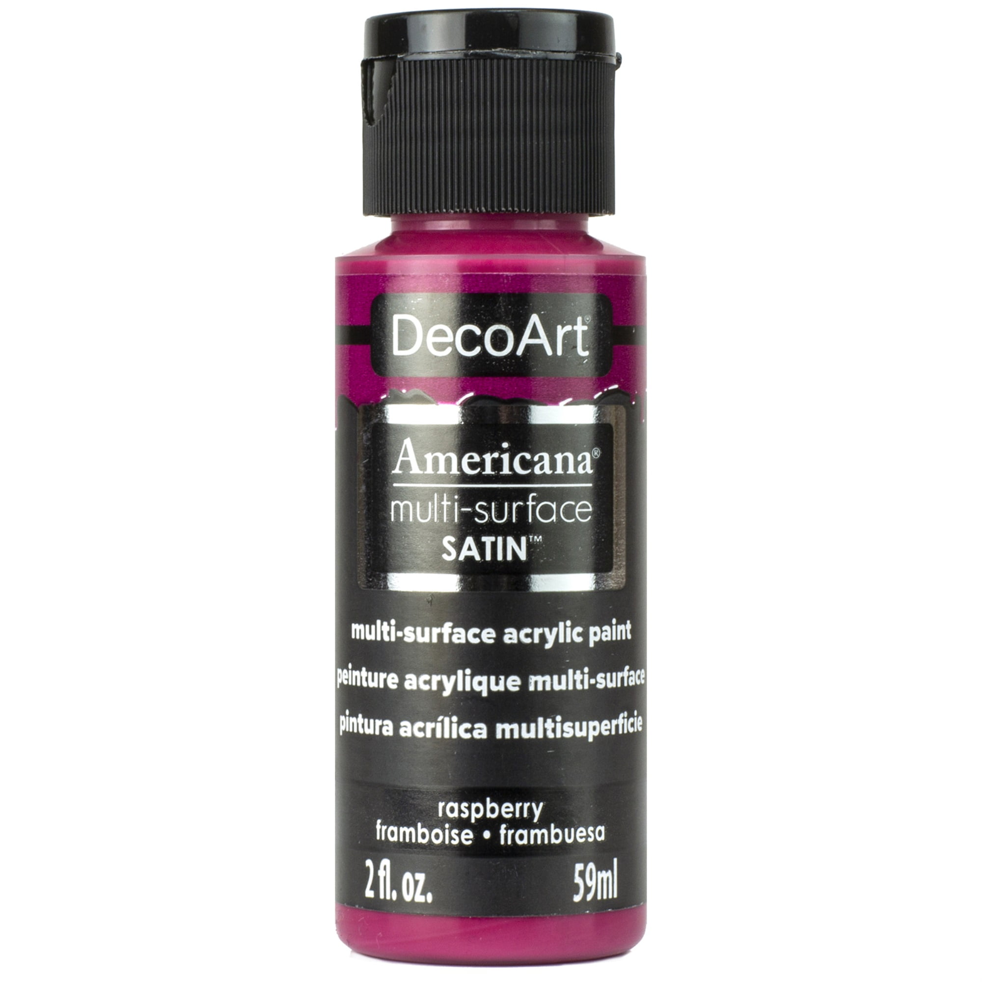 DecoArt Americana Multi-Surface Acrylic Color, 2 oz., Raspberry ...