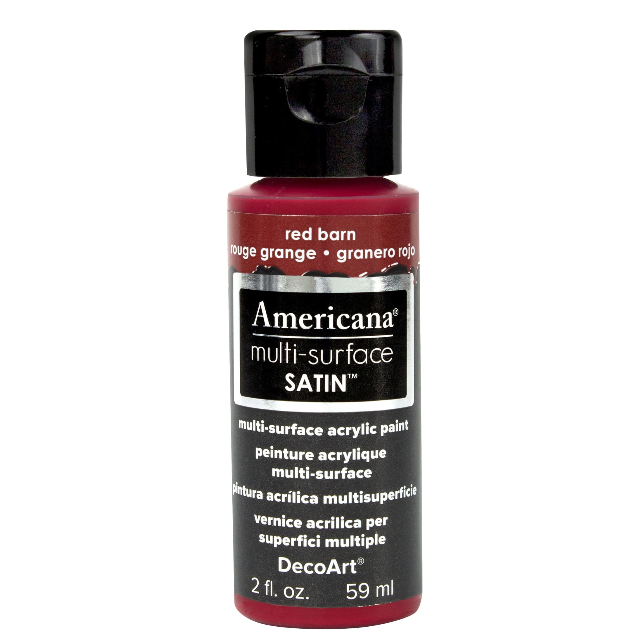 DecoArt a Multi-Surface Acrylic Color, 2 oz., Red Barn - Walmart.com