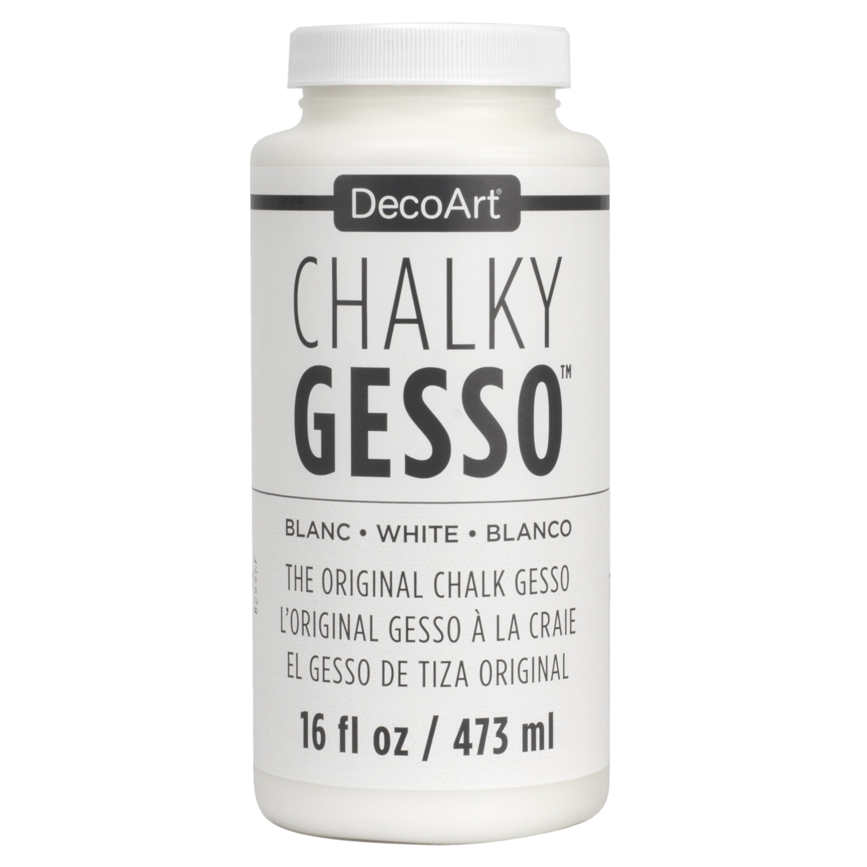 DecoArt Chalky Gesso, 16 oz., White - Walmart.com