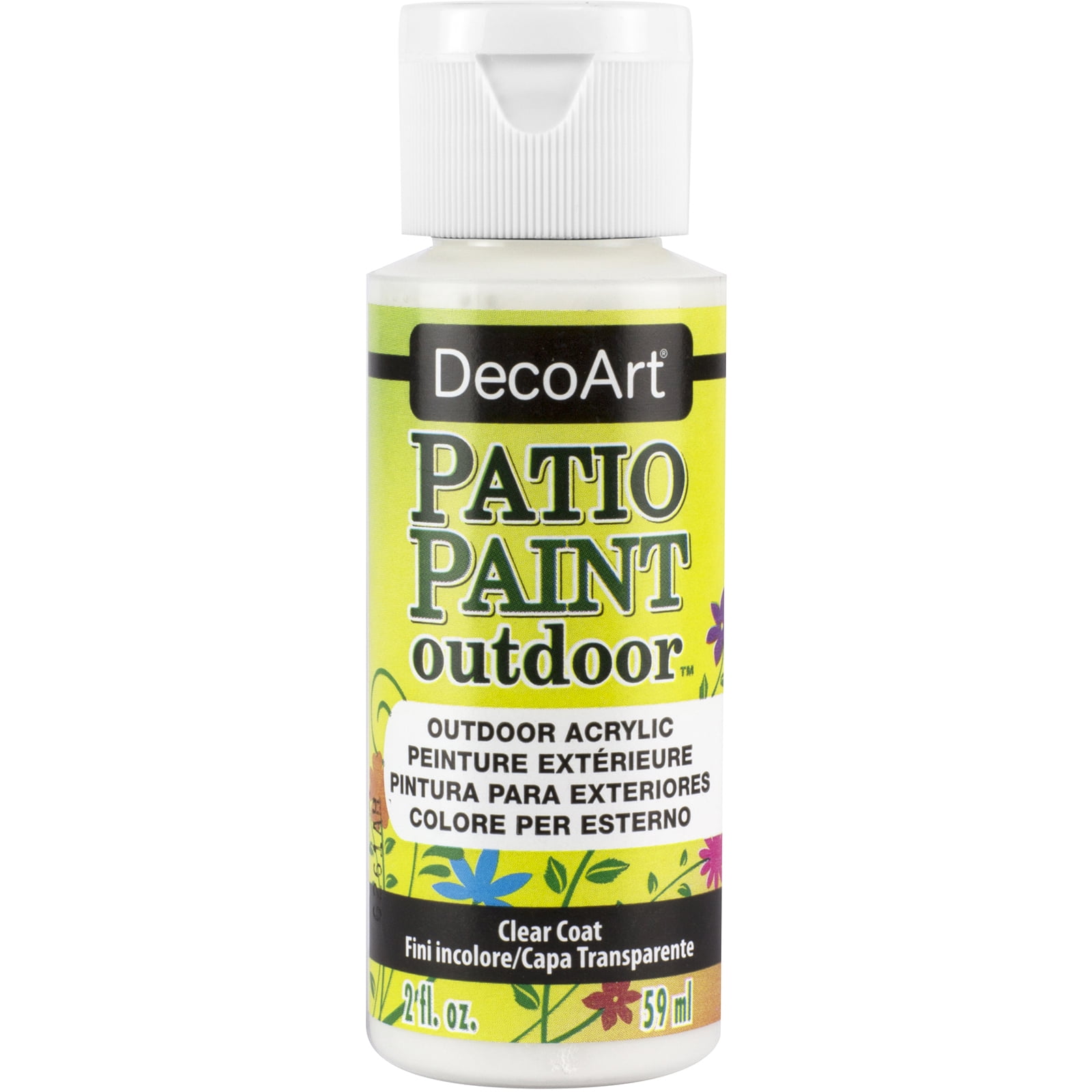 DecoArt Patio Paint, 2 oz., Clear Coat - Walmart.com