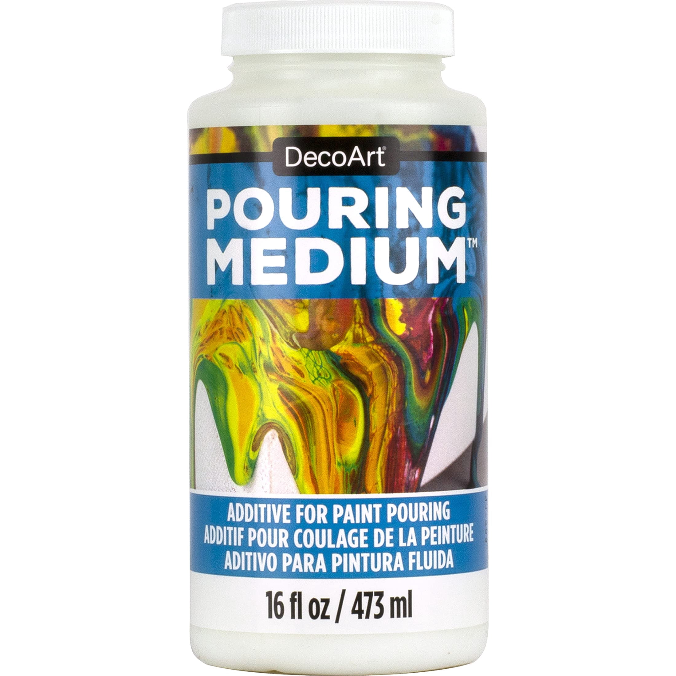 DecoArt Pouring Medium 16 Fl Oz AIS1 (Pack of 1) - Walmart Business ...