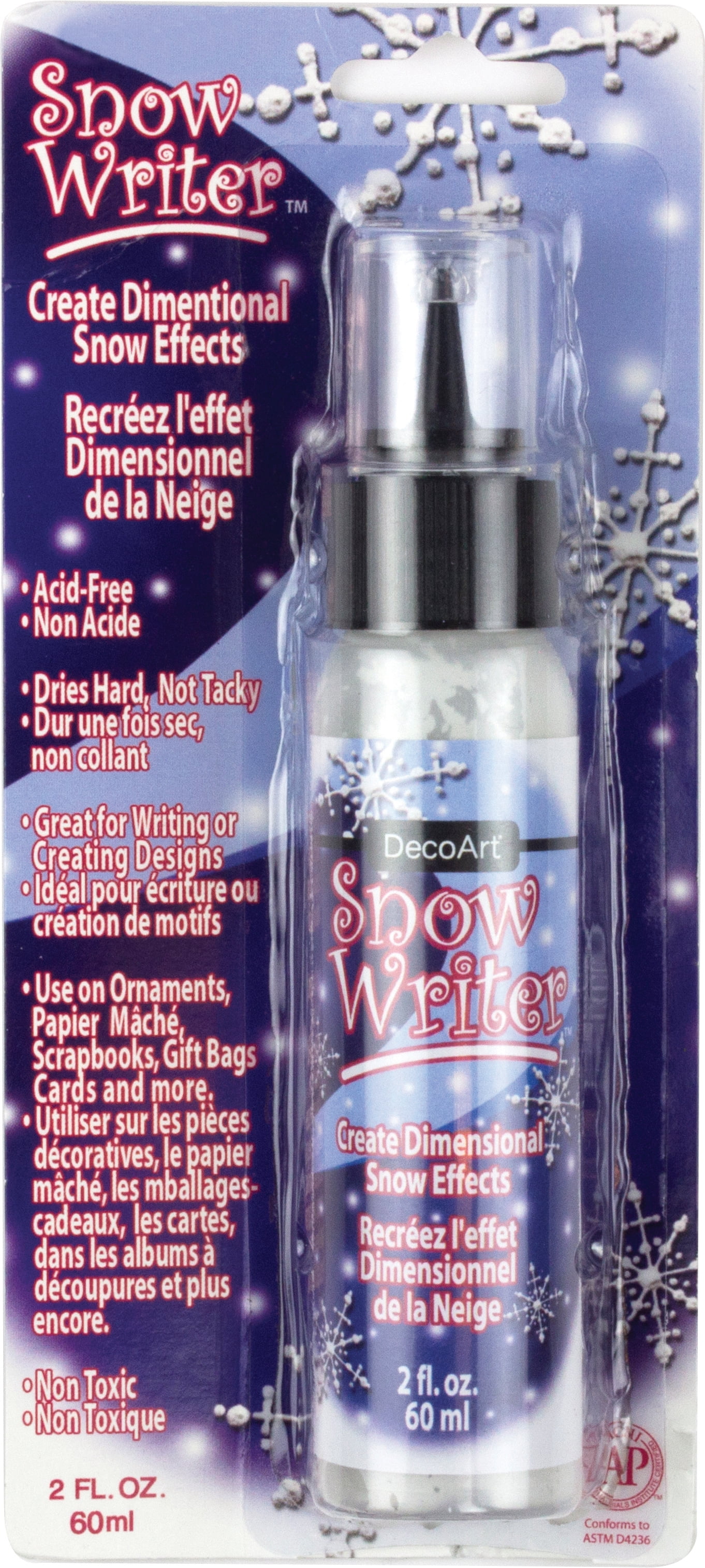DecoArt Snow Writer Paint - 2 oz - Walmart.com