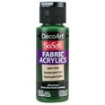 DecoArt, Fabric Acrylic Paint, 2oz-Olive Green, Soft Flexible Textiles ...