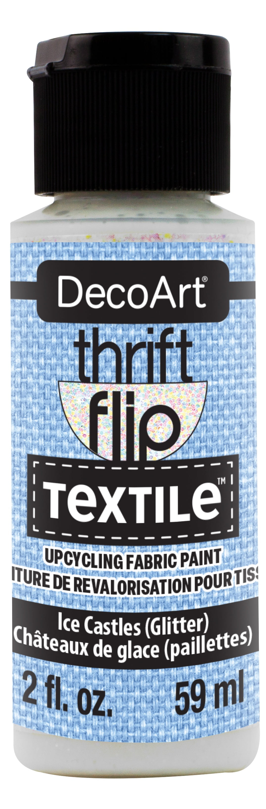 DecoArt Thrift Flip Matte For Textile 2oz Squeeze Bottle-Ice Castles - Walmart.com