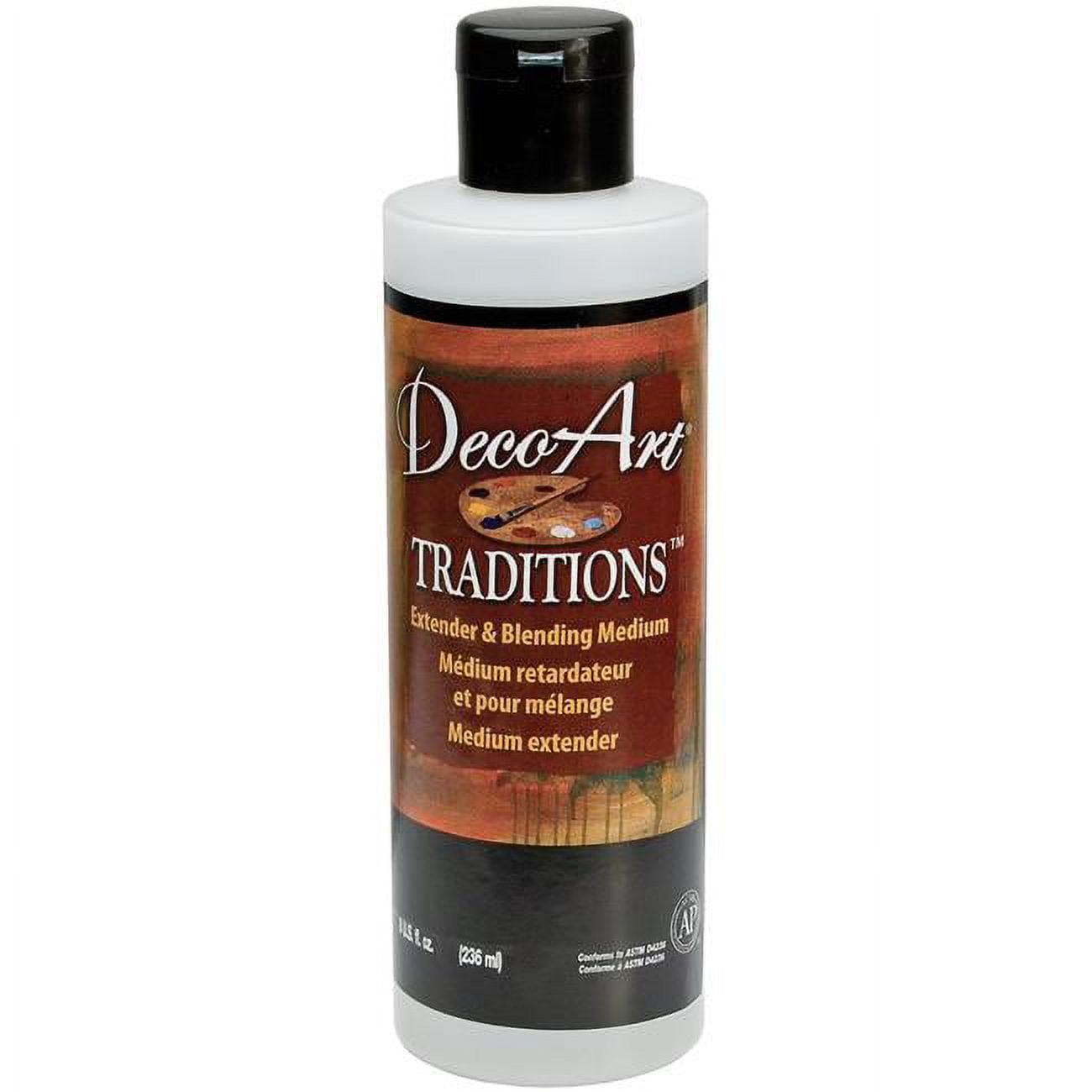 Deco Art DATM02-9 8 fl oz Traditions Artist Acrylic Extender & Blending ...