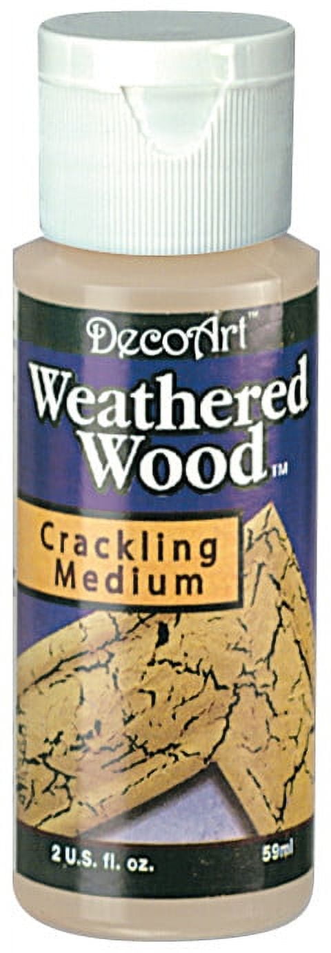 DecoArt Weathered Wood Crackling Medium, 2 oz. - Walmart.com