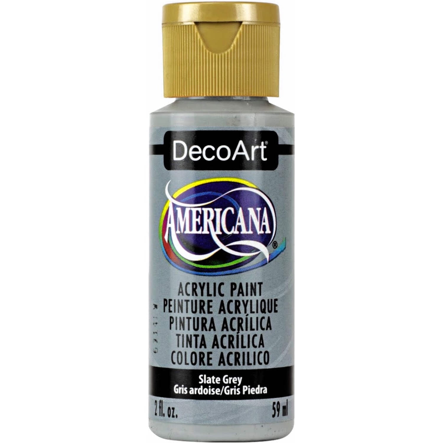DecoArt Americana Acrylics Grey Color Family - 2oz Art & Craft Paints ...