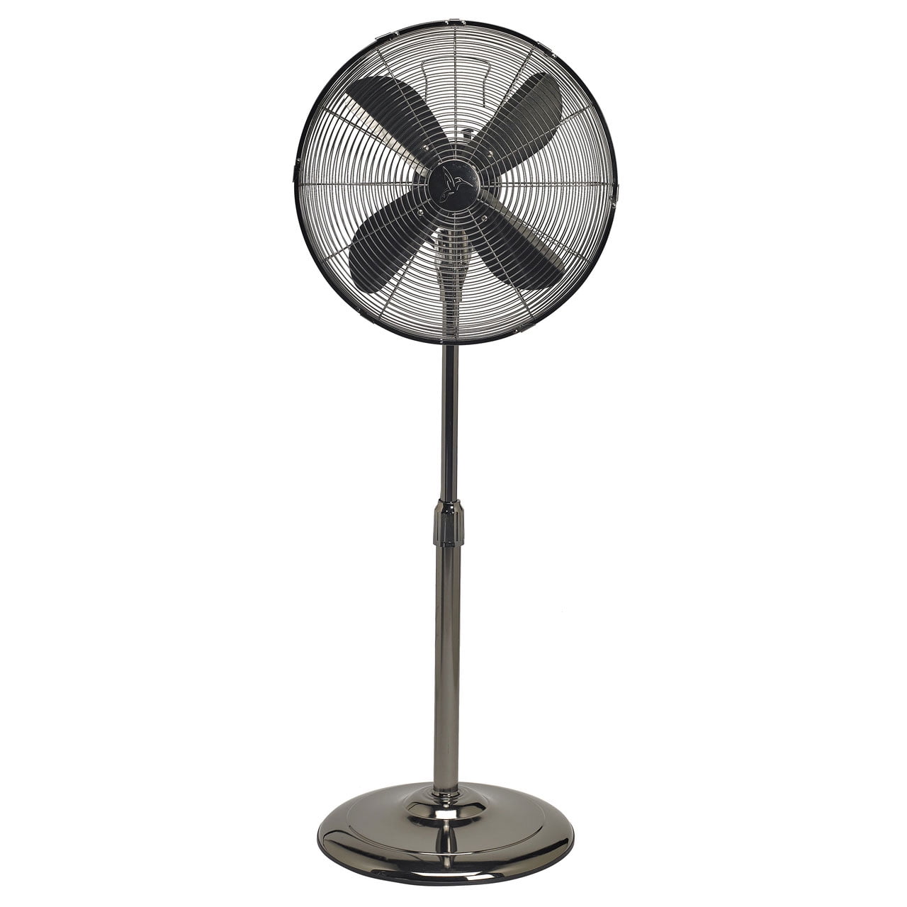 DecoBREEZE DBF0210 Transitional Oscillating 3 Speed Floor Fan, Metallic ...