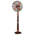 DecoBREEZE Pedestal Fan Adjustable Height 3-Speed Oscillating Fan, 16 ...
