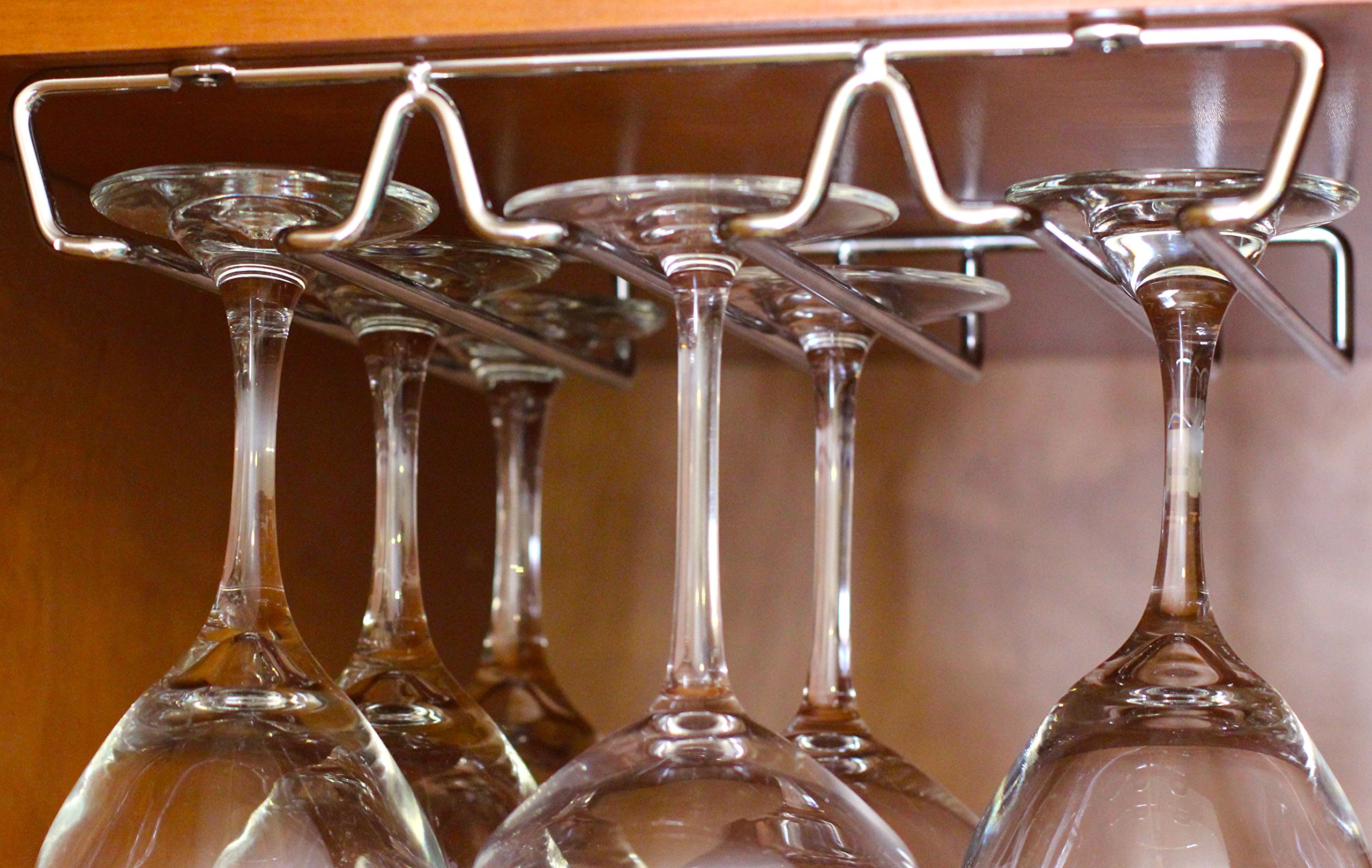 Epicureanist Under Cabinet Stemware Rack - Walmart.com