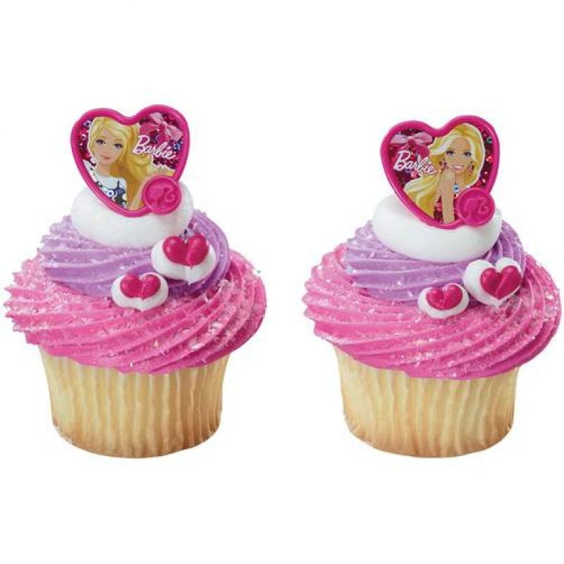 DecoPac Barbie Fashion Heart Rings 144count - Walmart.com