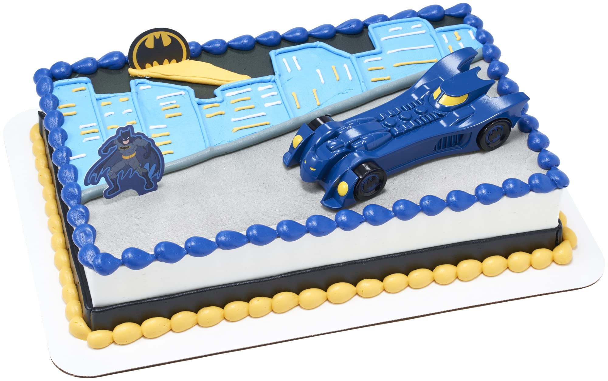 DecoPac Batman Into Action DecoSet, Batman RST1 Cake Topper, Batmobile ...