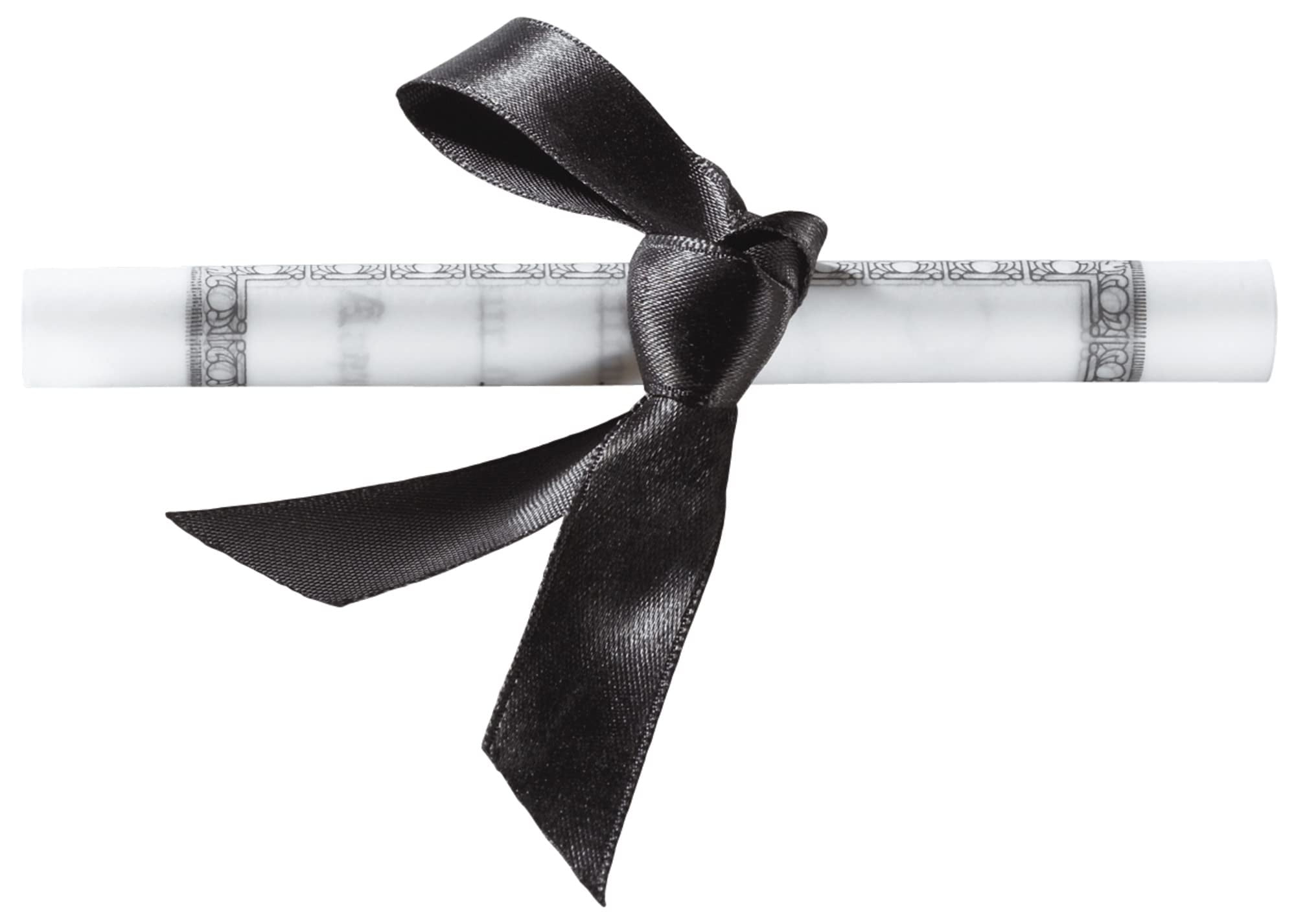 DecoPac Graduation DiplomaTRDN With Black Ribbon Cake Topper, Cake ...